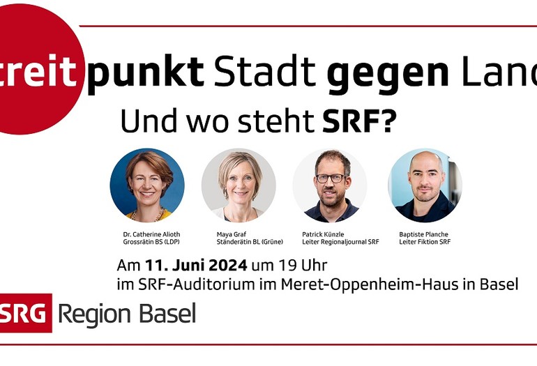 «Streitpunkt SRG»: Zu viel Stadt? Zu ländlich? SRF zwischen den Fronten - Agenda | SRG ...